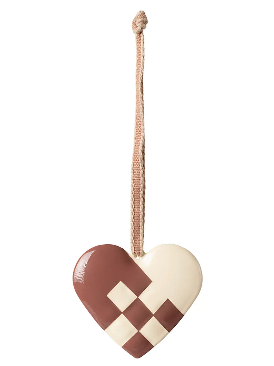 Metalophæng Lille Hjerte, light purple fra Maileg | Køb Her