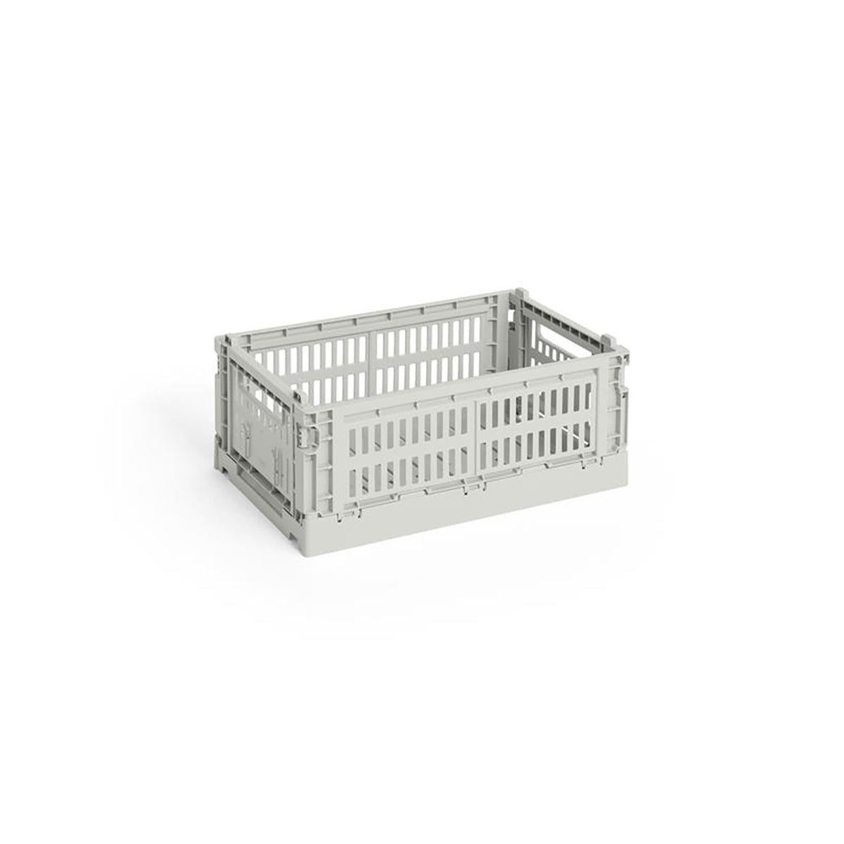 Colour Crate Small Grey – Praktisk opbevaring fra HAY | Jacobsen Plus