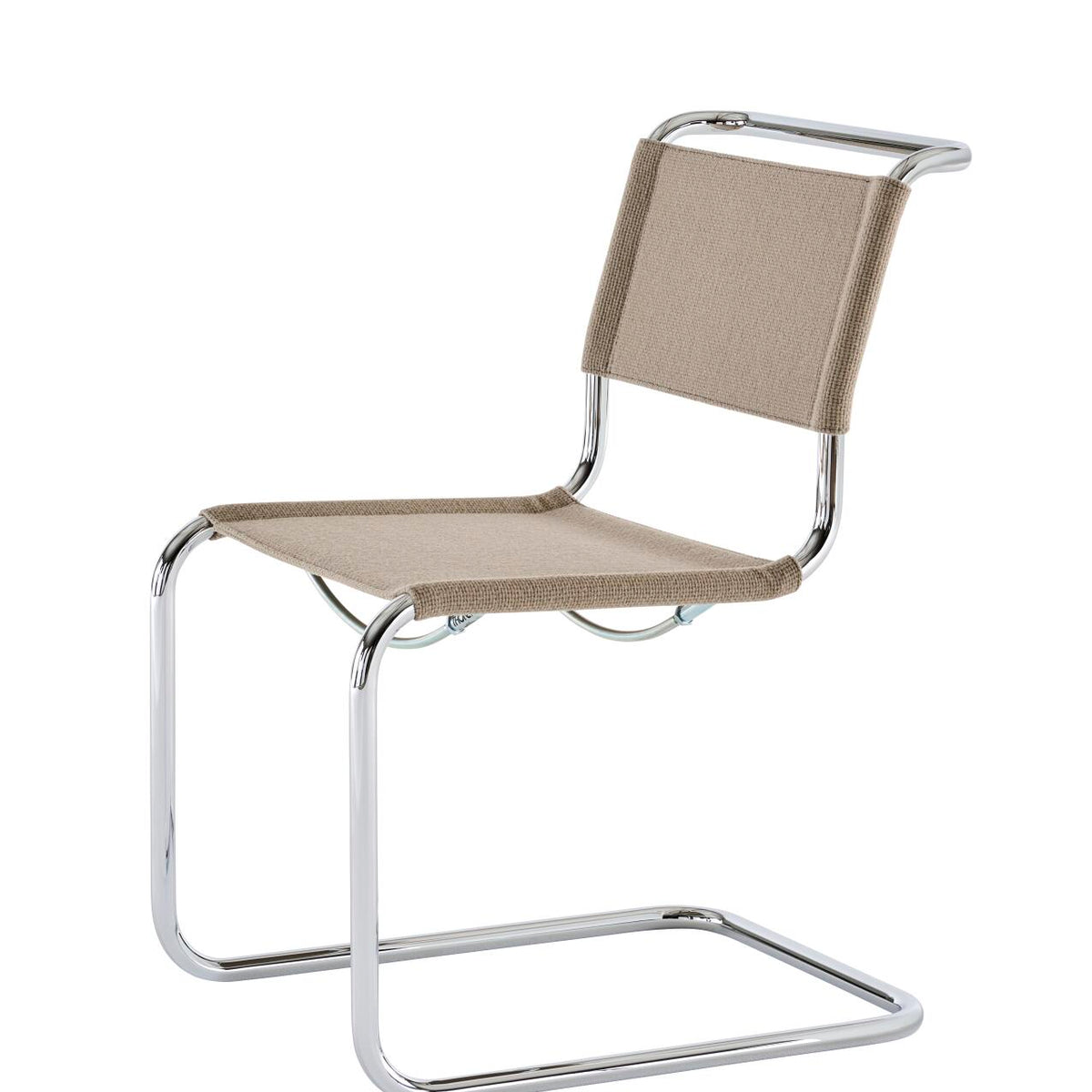 Thonet S 33 V cantilever stol i stof | Jacobsen Plus.